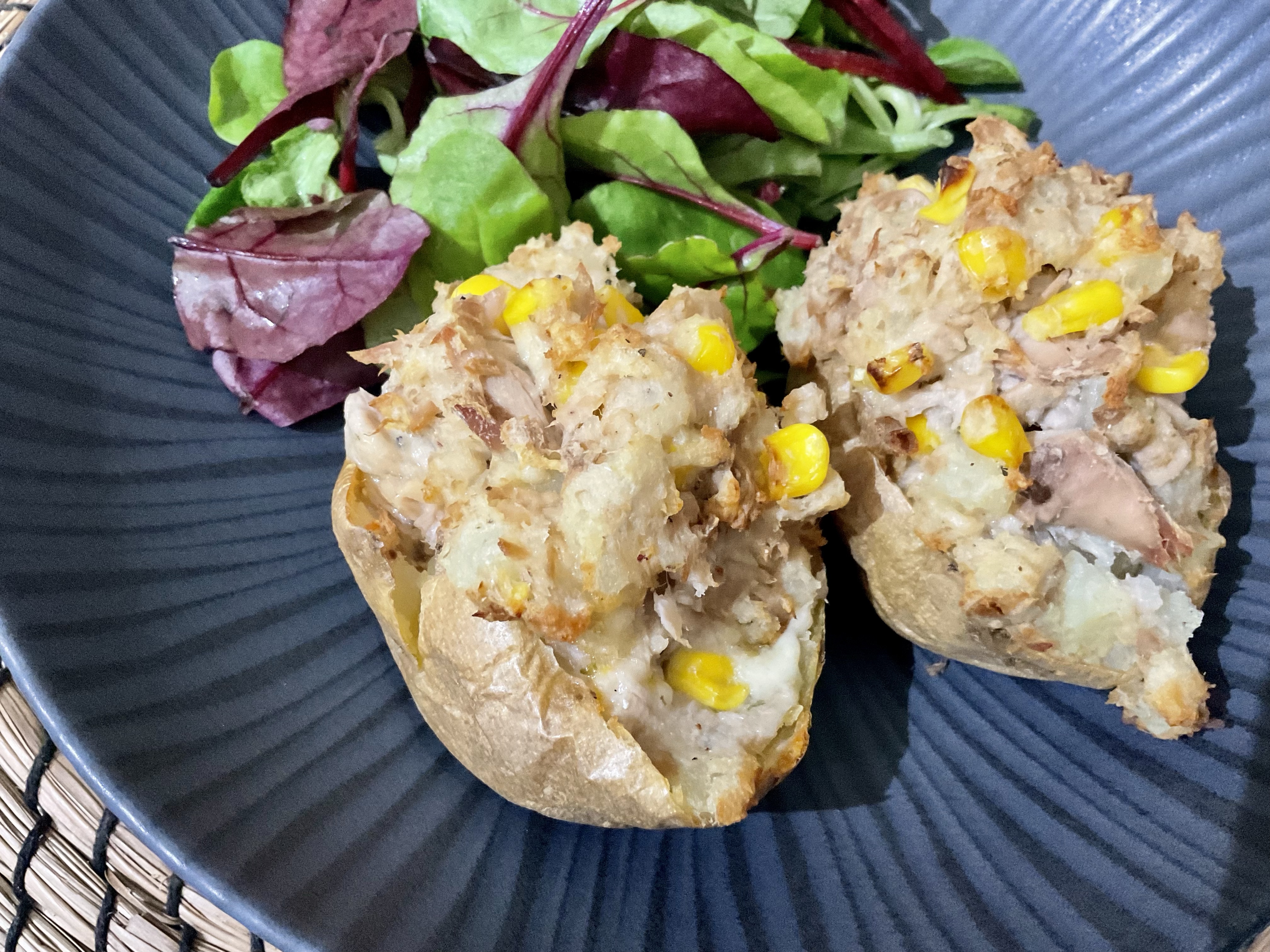 Tuna and Sweetcorn Potato Skins